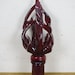 Jonathan Christie Ruby Red Art Glass Sacred Heart Decanter Bottle ...