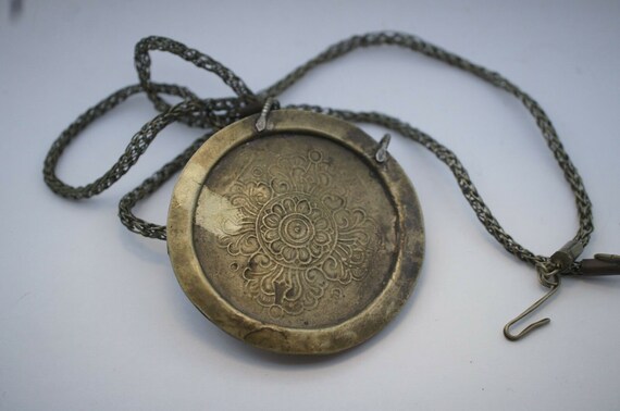 Primitive Moroccan Pendant Necklace Semi-Precious Lap… - Gem