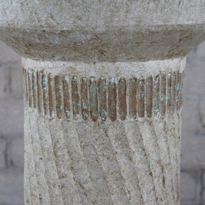 Neoclassical Plaster Column Sculpture Pedestal Plant Fern Display Stand ...