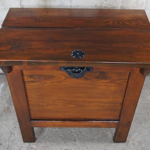 20th Century Korean Elmwood Rice Chest Storage Bin Tansu Altar Cabinet ...