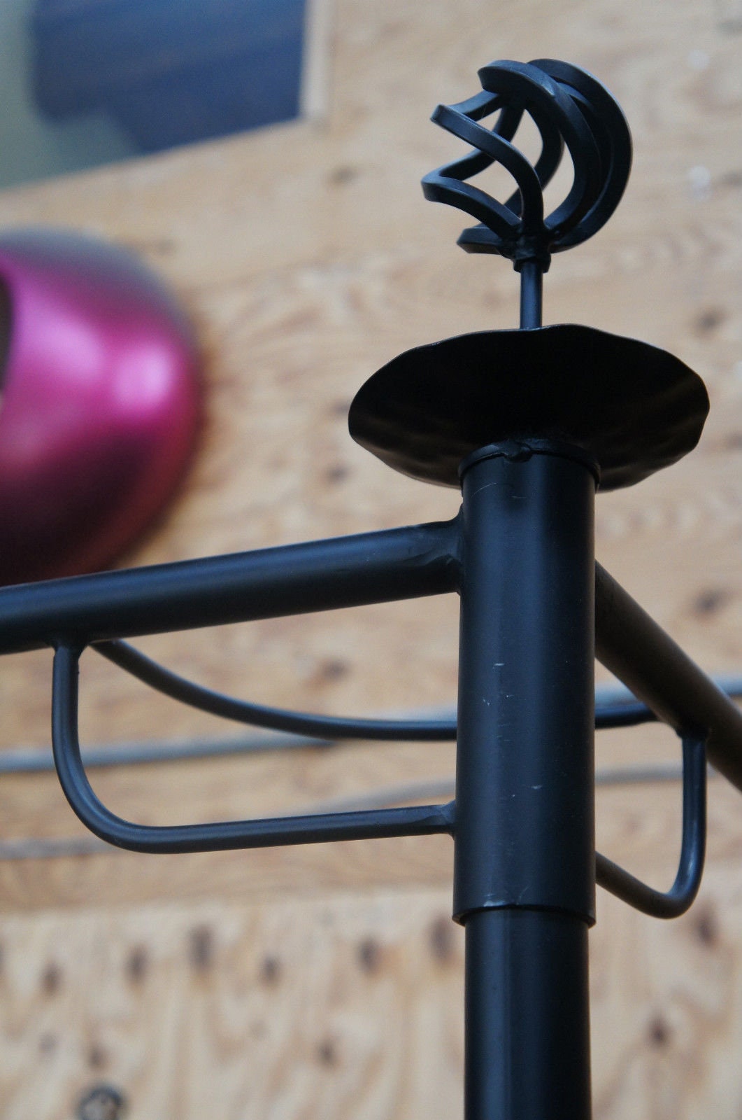 Contemporary Black Steel Canopy Bed Frame Finials Full Double - Etsy