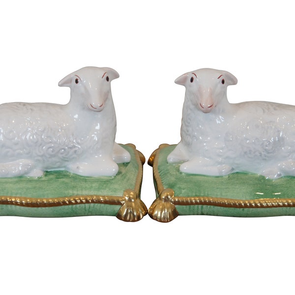 Porcelain Lamb Figurine - Etsy