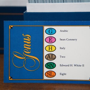 1981 Trivial Pursuit Master Game Genus Edition Horn Abbott Trivia - Etsy