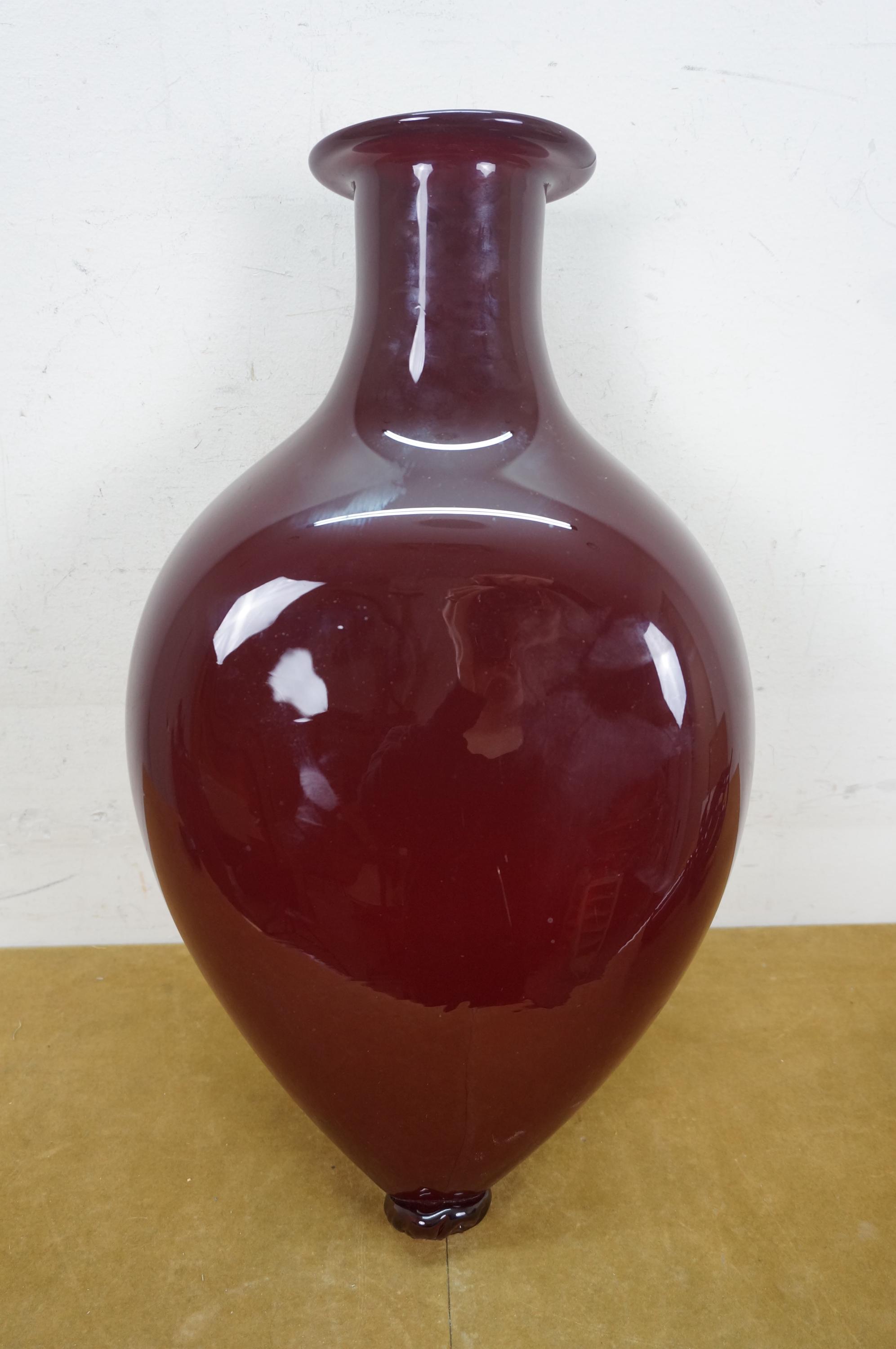 Jonathan Christie Ruby Red Art Glass Sacred Heart Decanter Bottle ...