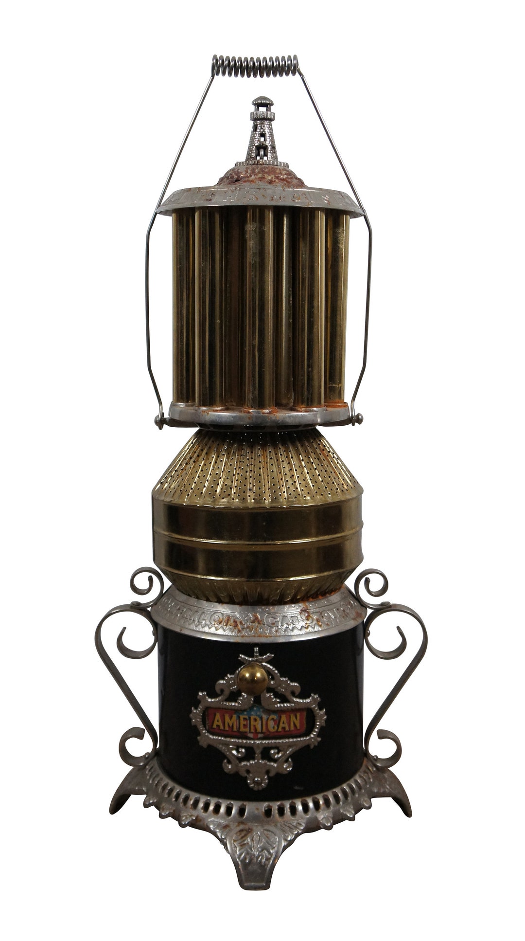 Rare Antique American Central Oil & Gas Lighthouse 110 Stove Heater 33 ...