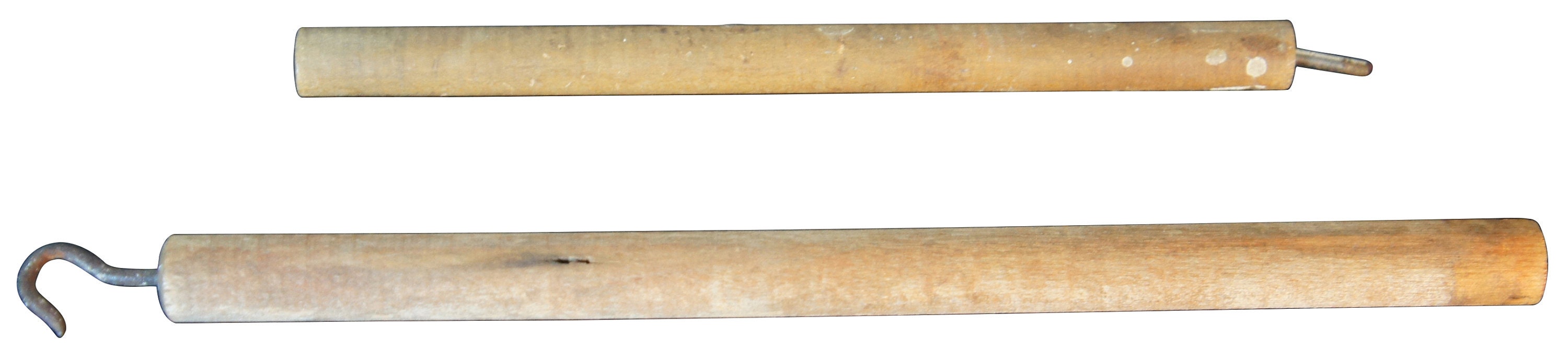 2 Antique Primitive Hooked Sticks - Etsy