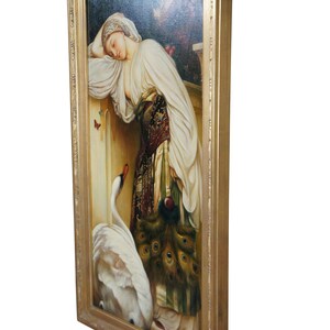 Odalisque Contemporary School Oil Painting After Frederick Leighton ...