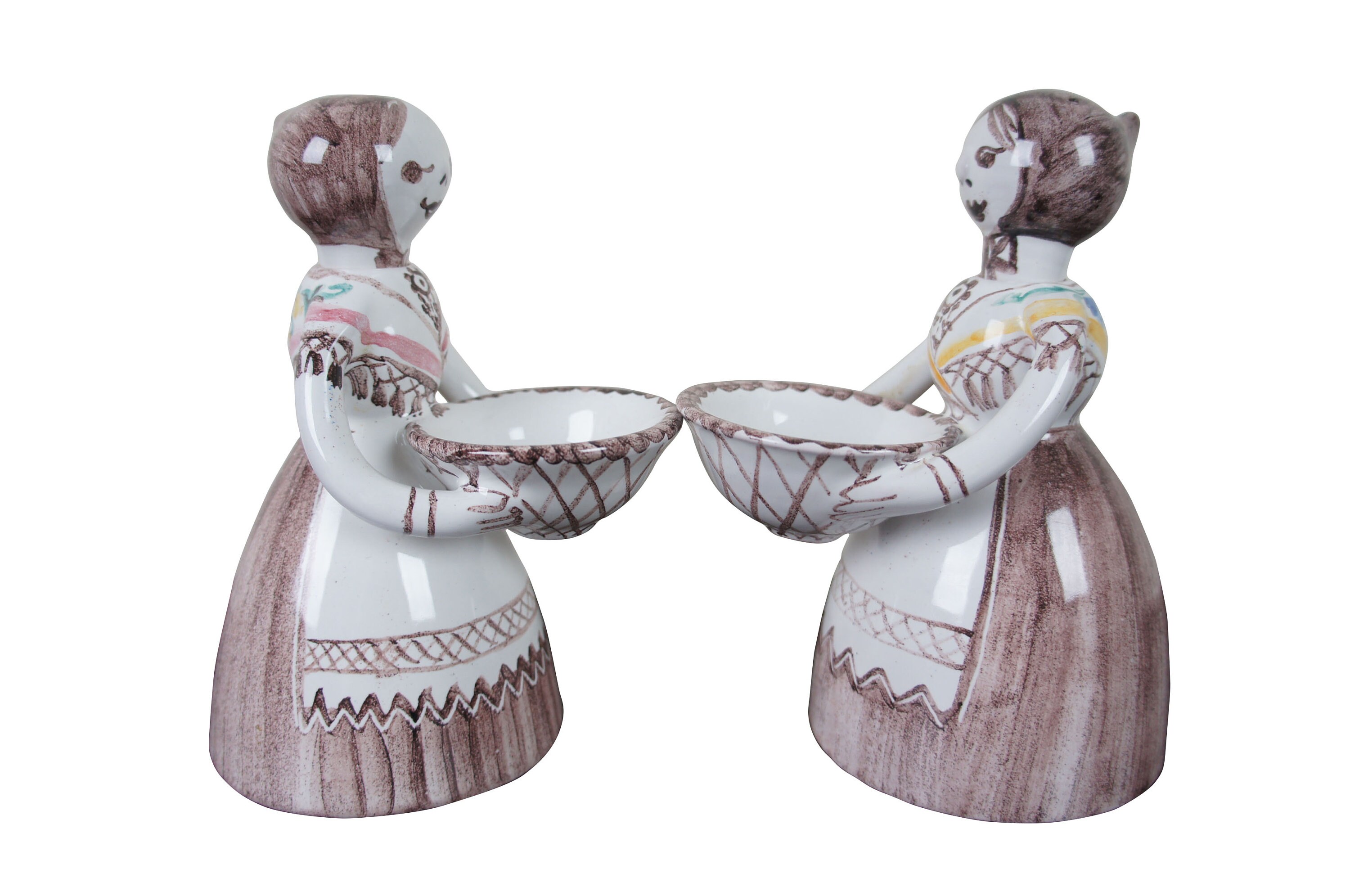 2 Vintage Lars Syberg Denmark Porcelain Salt Pepper Shaker Oil - Etsy