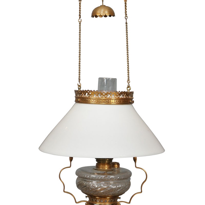 Antique Oil Ceiling Lamps - Etsy