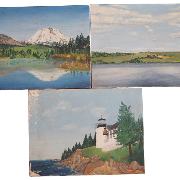 1950s Landscape - Etsy