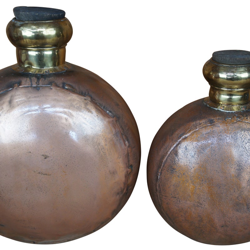 Copper Flask - Etsy