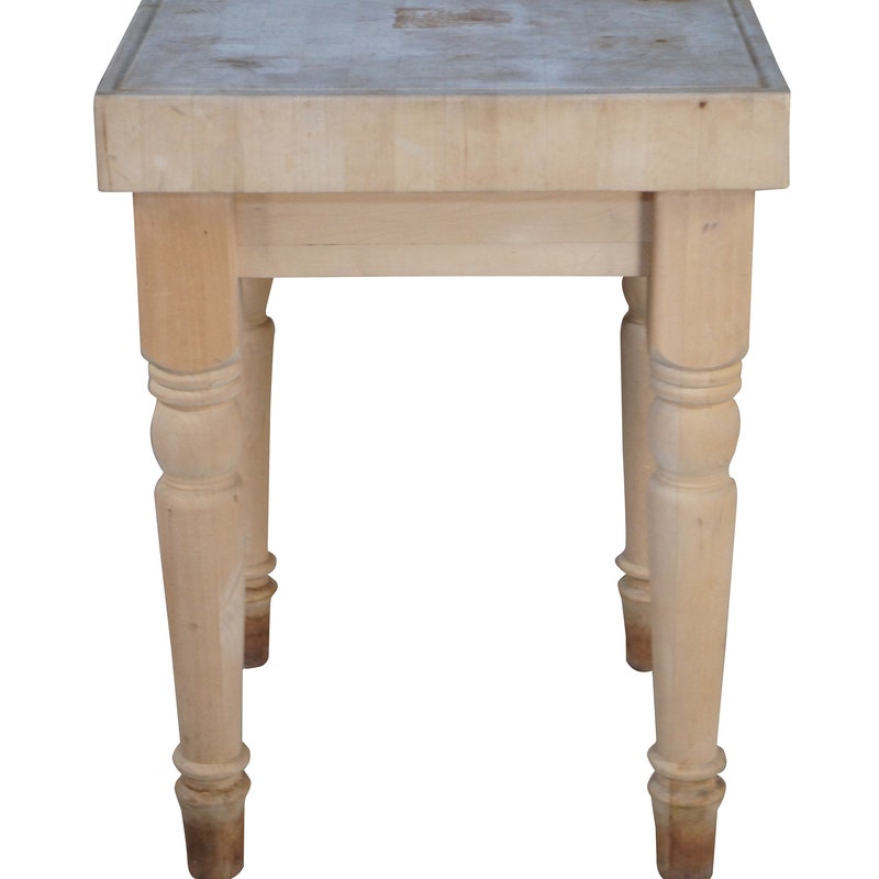 Butcher Block Table - Etsy