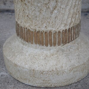 Neoclassical Plaster Column Sculpture Pedestal Plant Fern Display Stand ...