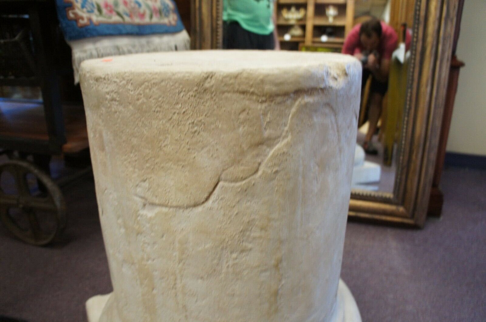 Vintage Plaster Pedestal Roman Corinthian Column Stand - Etsy