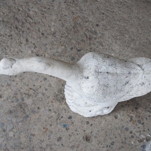 Antique Italian Carved Marble Stone Goose Geese Bird Garden Sculpture ...