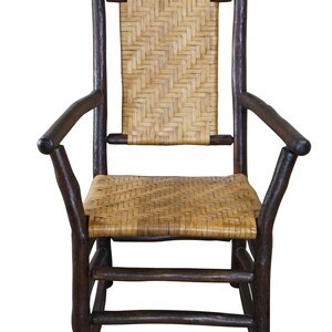 Primitive Rustic Hickory Rocking Arm Chair Adirondack Lodge Rocker - Etsy