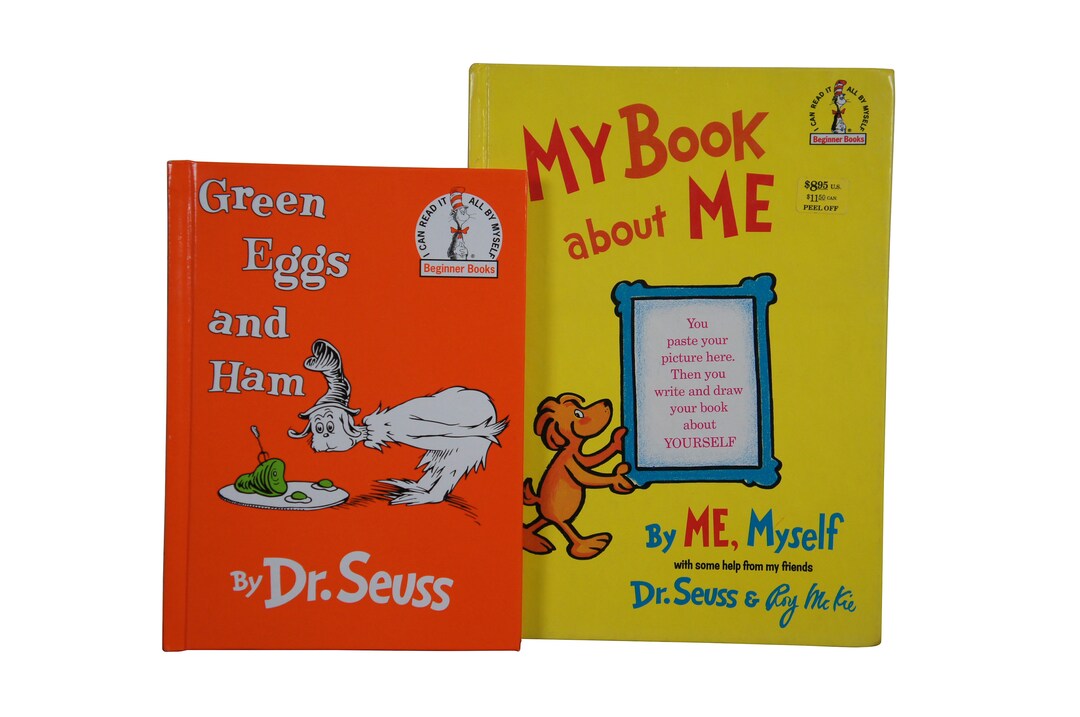Vintage Dr Seuss Green Eggs & Ham My Book About Me Random House ...