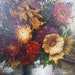 Still Life Floral Oil Painting by Van Matino Vibrant Flower Bouquet in ...