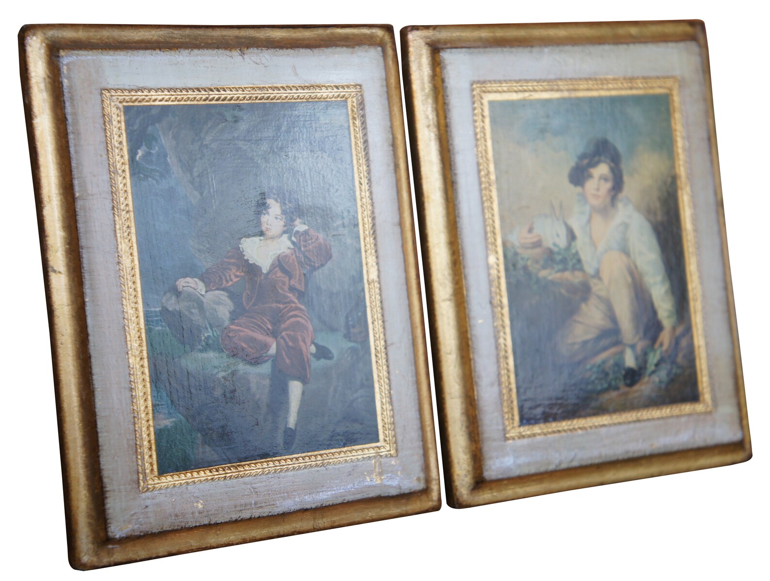 2 Mid Century Victorian Children Prints Sir Henry Raeburn Boy - Etsy