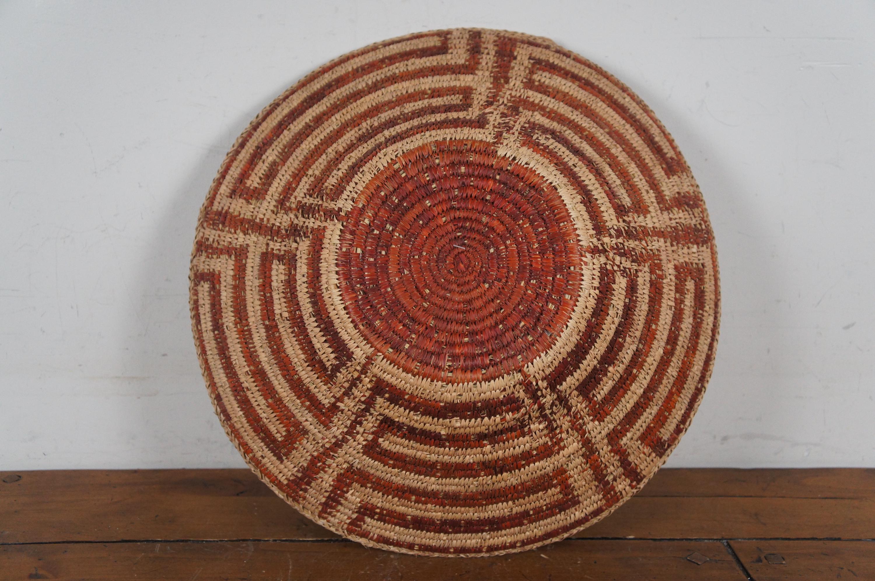 Native Pakistani Shalimar Collection Woven Palm Tree Date Leaves Bowl ...