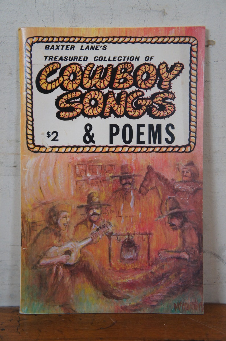 3 Vtg 1970s Baxter Lanes by George Turner Jesse James Cowboy Songs ...