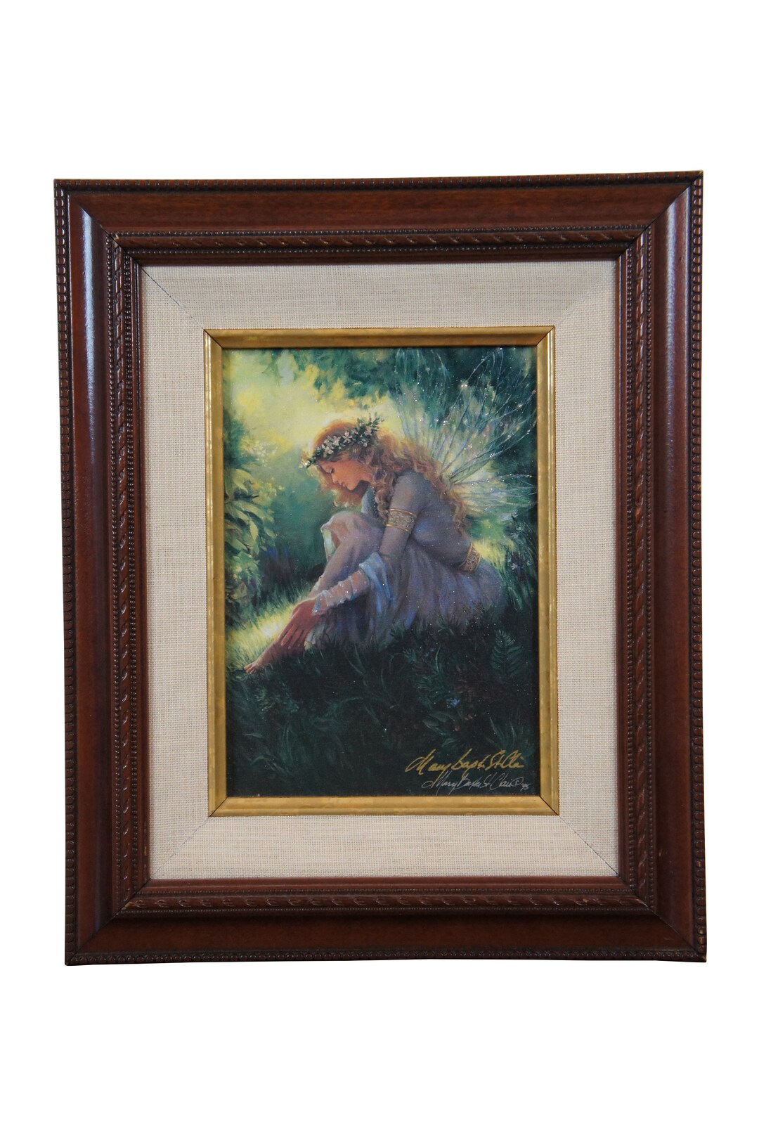 Mary Baxter St Clair Garden of Dreams Fairy in Forest Giclee on Canvas ...