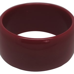 Vintage Mid Century Red Bakelite Wide Bangle Bracelet Katalin 8" - Etsy
