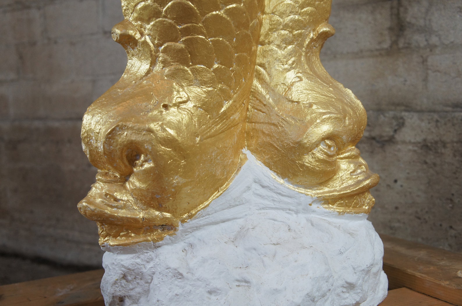 Antique Concrete Dolphin Architectural Fountain Pedestal Base - Etsy