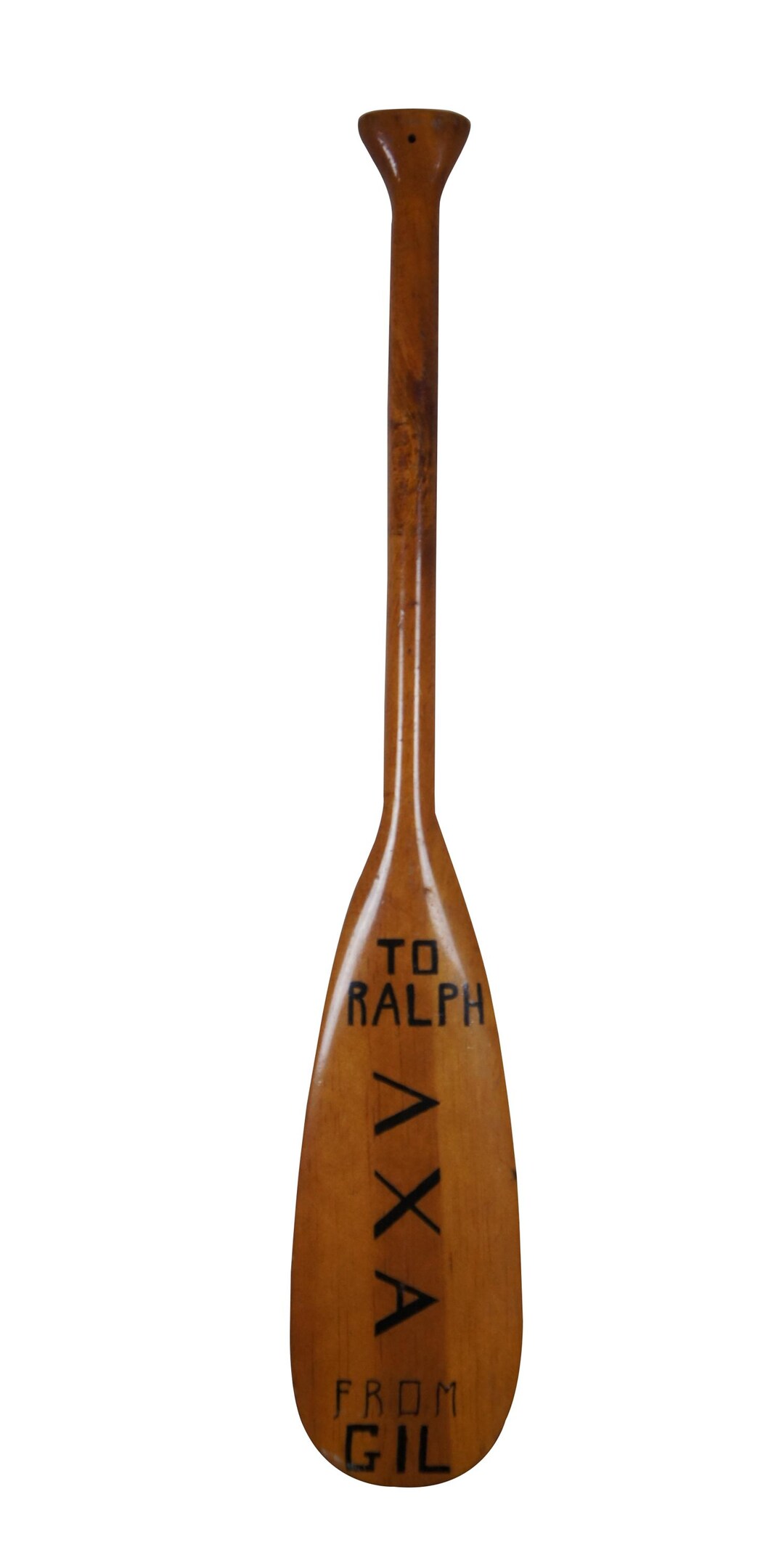 Mid Century Lambda Chi Alpha College Fraternity Pledge Canoe Paddle Oar ...