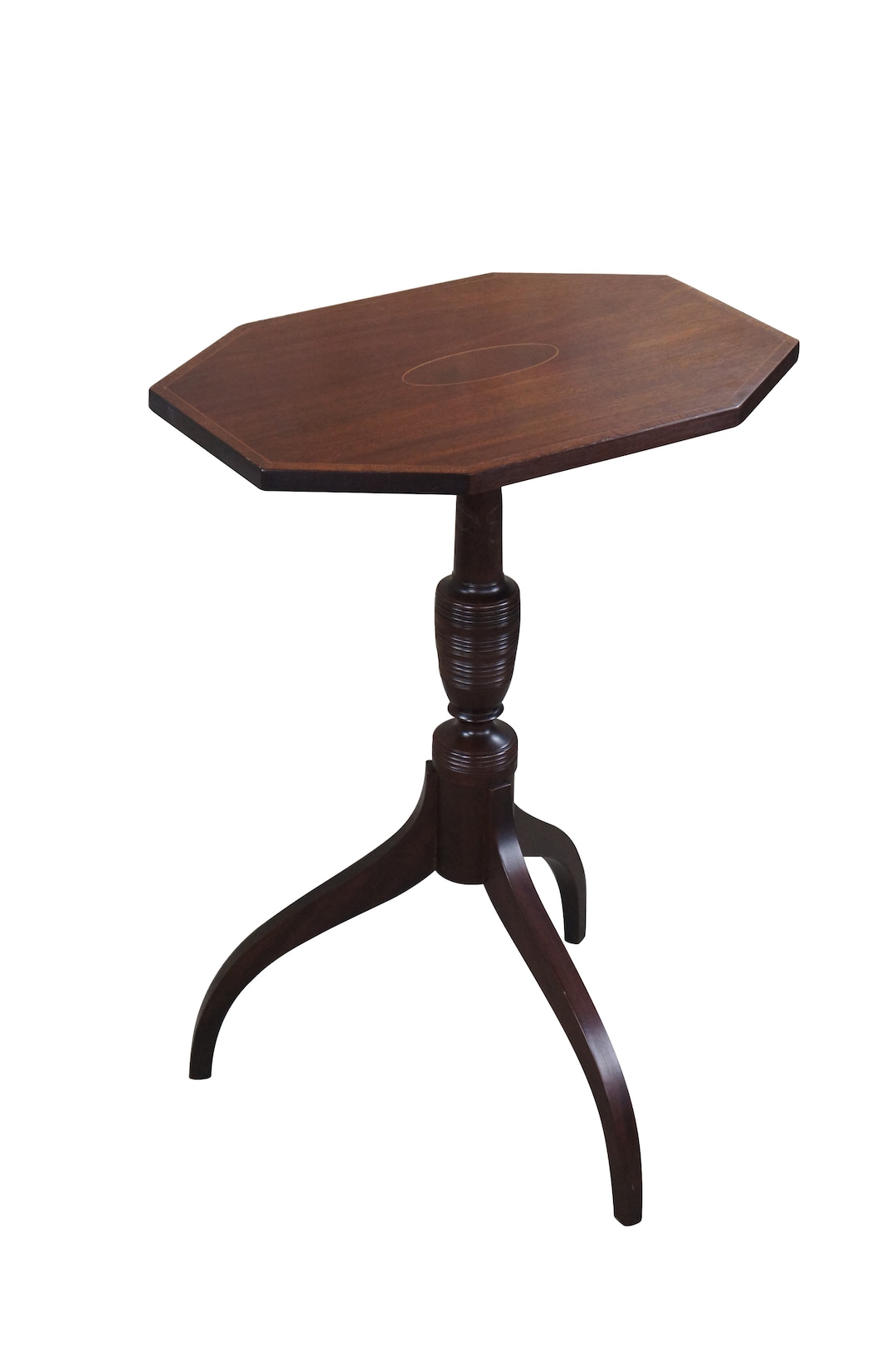 Vintage Biggs Old Sturbridge Village Federal Mahogany Spider Leg Candle ...