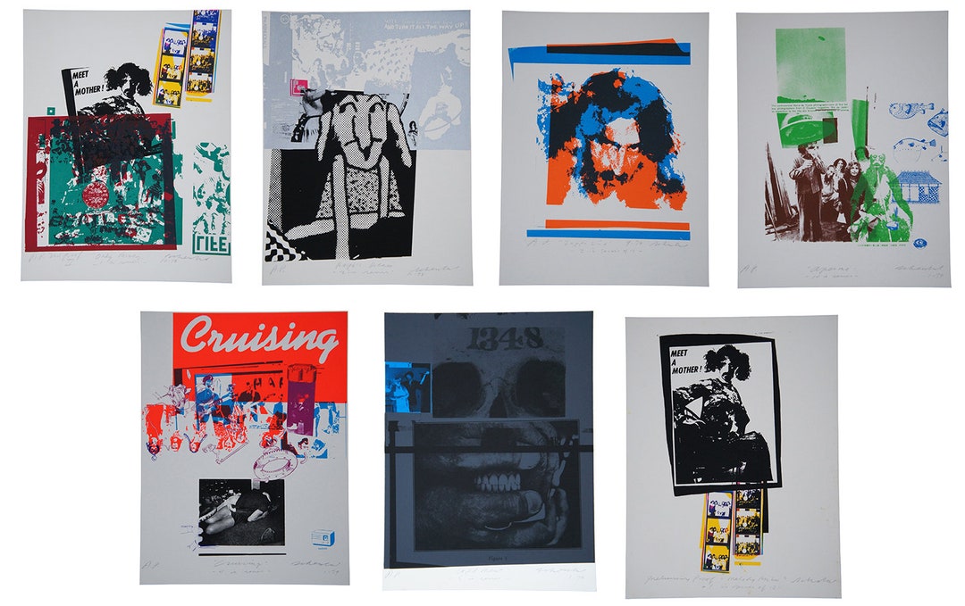 Set of 7 Cal Schenkel 1979 Silkscreen Lithographs Captain Beefheart ...