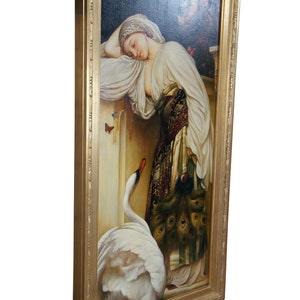 Odalisque Contemporary School Oil Painting After Frederick Leighton ...