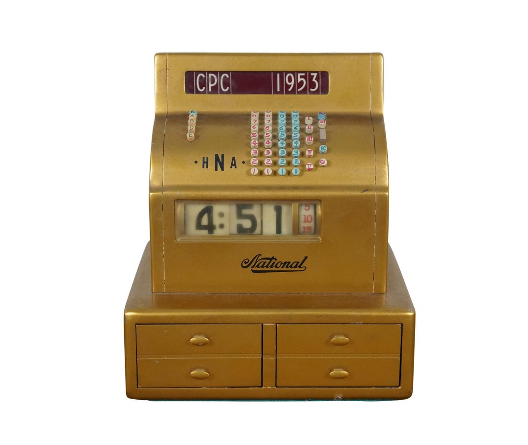 1953 NCR National Cash Register Clock Electric Employee Appreciation - Etsy