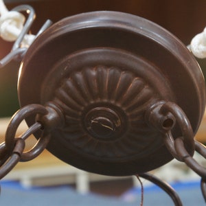 Dana Creath Designs Scrolled Iron 2 Light Acanthus Leaf Pendant ...