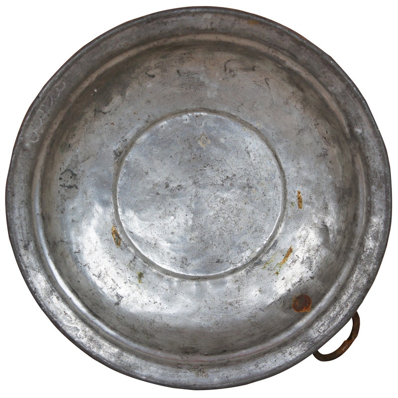 Galvanized Bowl - Etsy