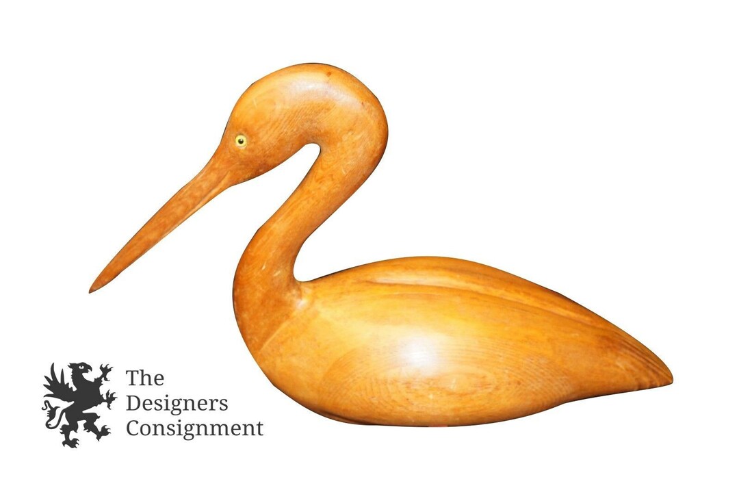 1981 Jack Brackney Hand Carved Brown Pelican Decoy - Etsy