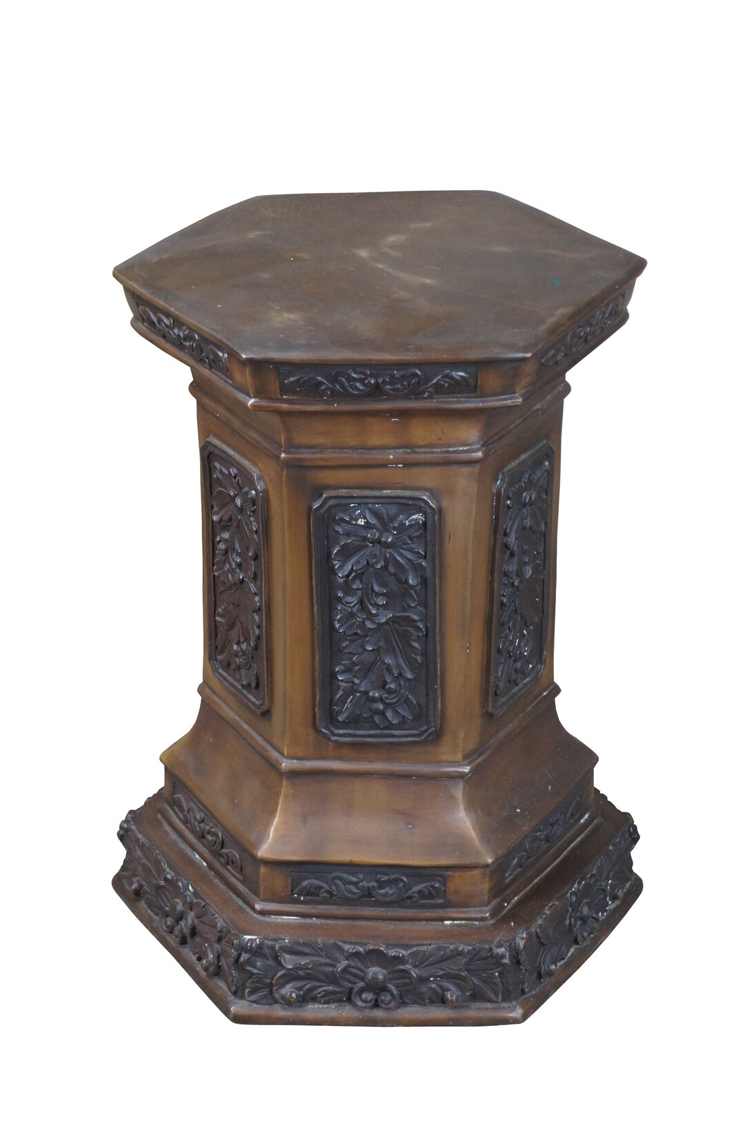French Renaissance Revival Hexagonal Bronze Sculpture Plant Stand ...