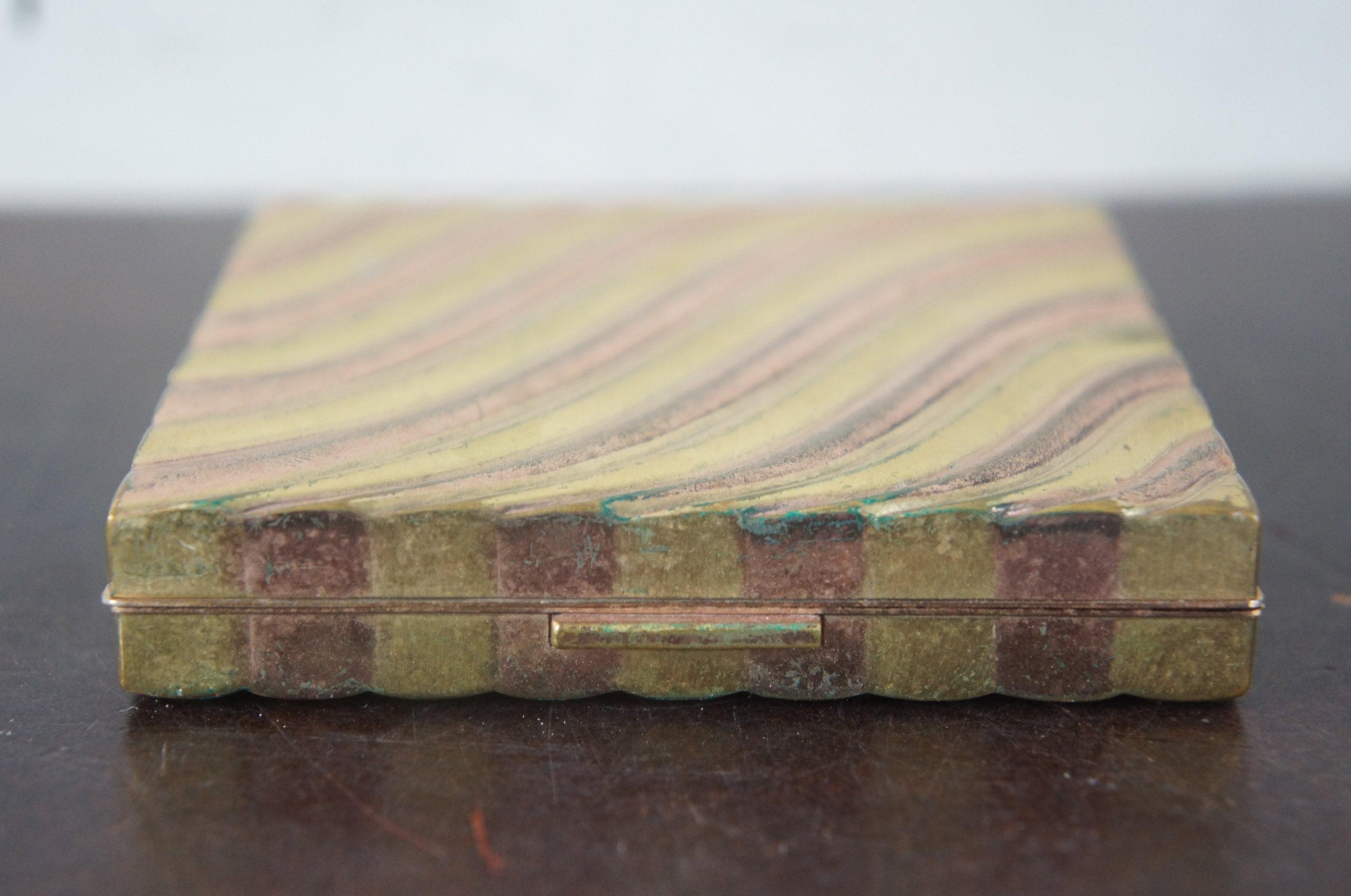 Vintage Mid Century Art Deco Two Tone Evans Compact & Lighter | Etsy