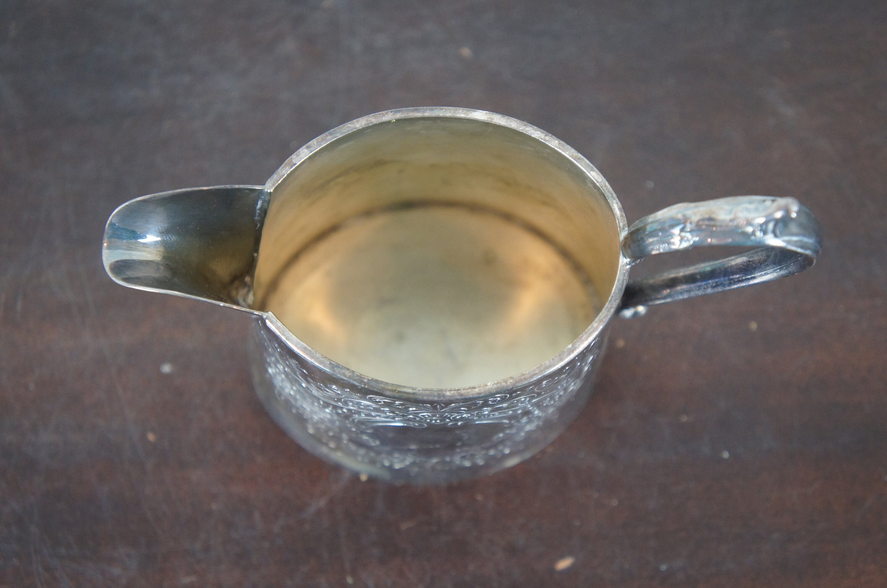 Antique William Adams Silverplate Creamer English Tea Coffee | Etsy