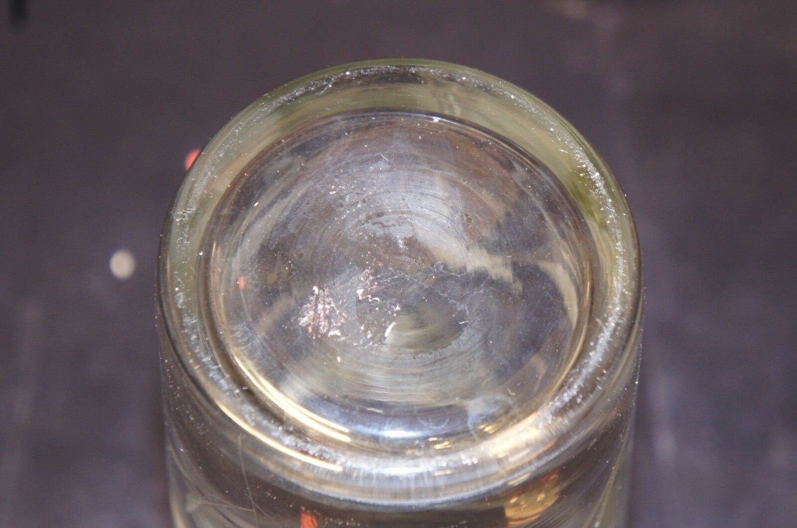 Large Round Etched Frosted Flowers Floral Designs Clear Glass Home ...