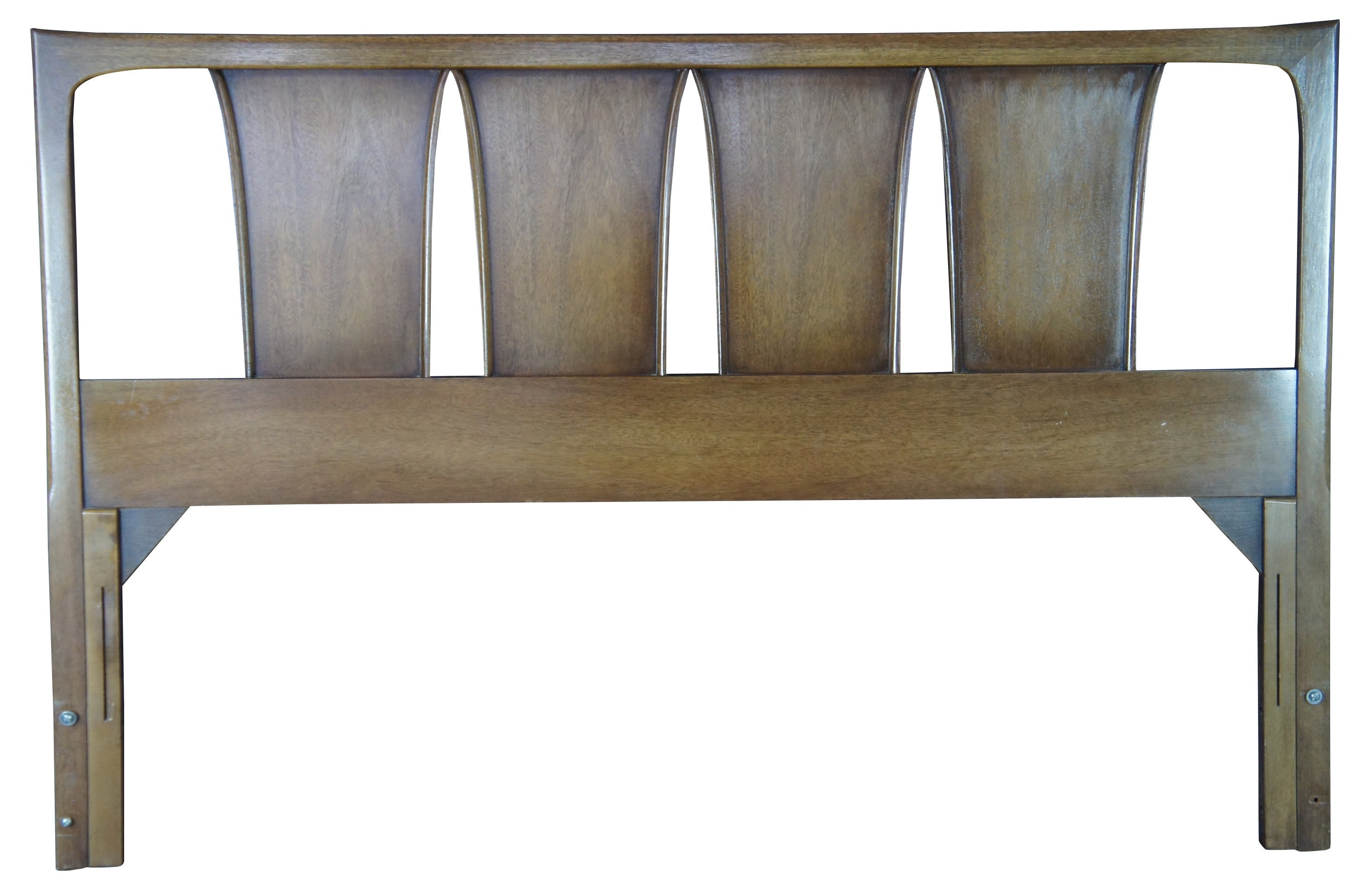 Mid Century Modern Walnut Red Lion Table Co. Full Bed - Etsy