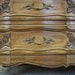 Basic Witz French Provincial Serpentine Fruitwood Dresser & Hutch ...