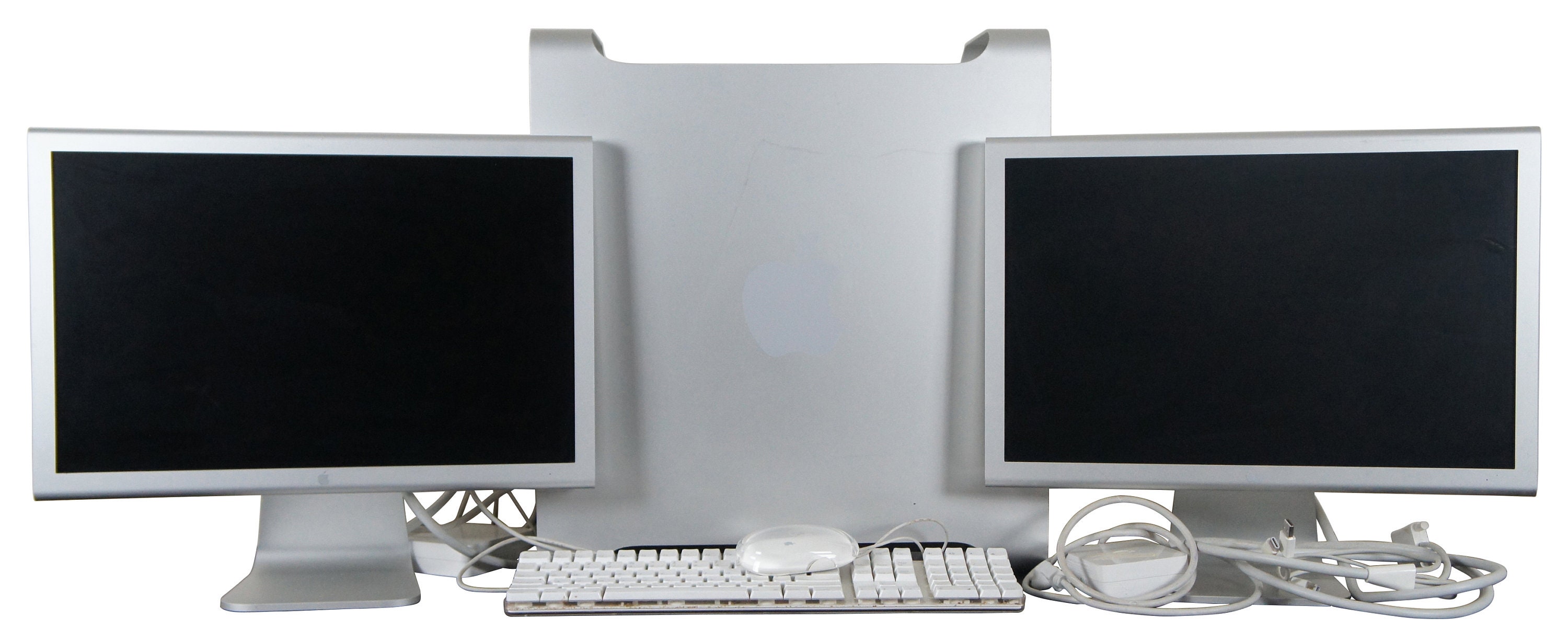 Vintage Apple Lot Power Mac G5 OS X 2 Computer Screens Vintage Apple Lot Power Mac G5 OS X 2 Computer Screens