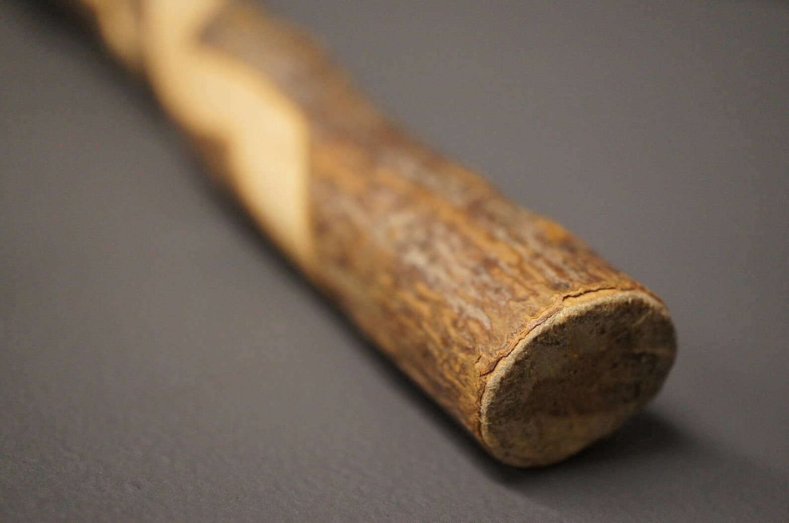 Carved Wooden Folk Art Cane With Figural Ghostly Top Walking Stick ...