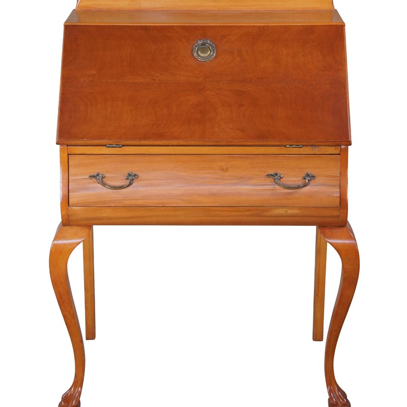 Antique Drop Front Secretary Desk - Etsy