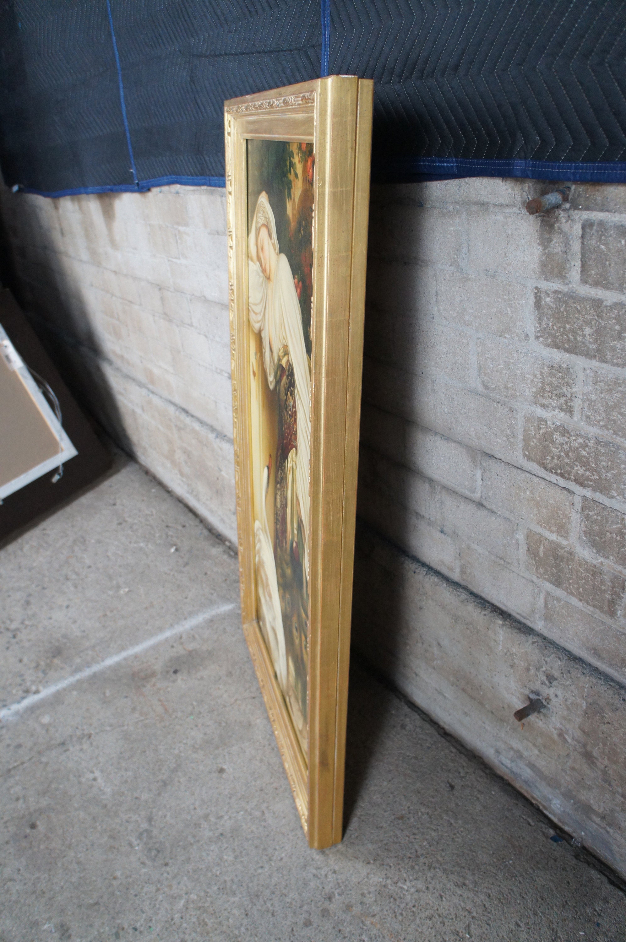 Odalisque Contemporary School Oil Painting After Frederick Leighton ...