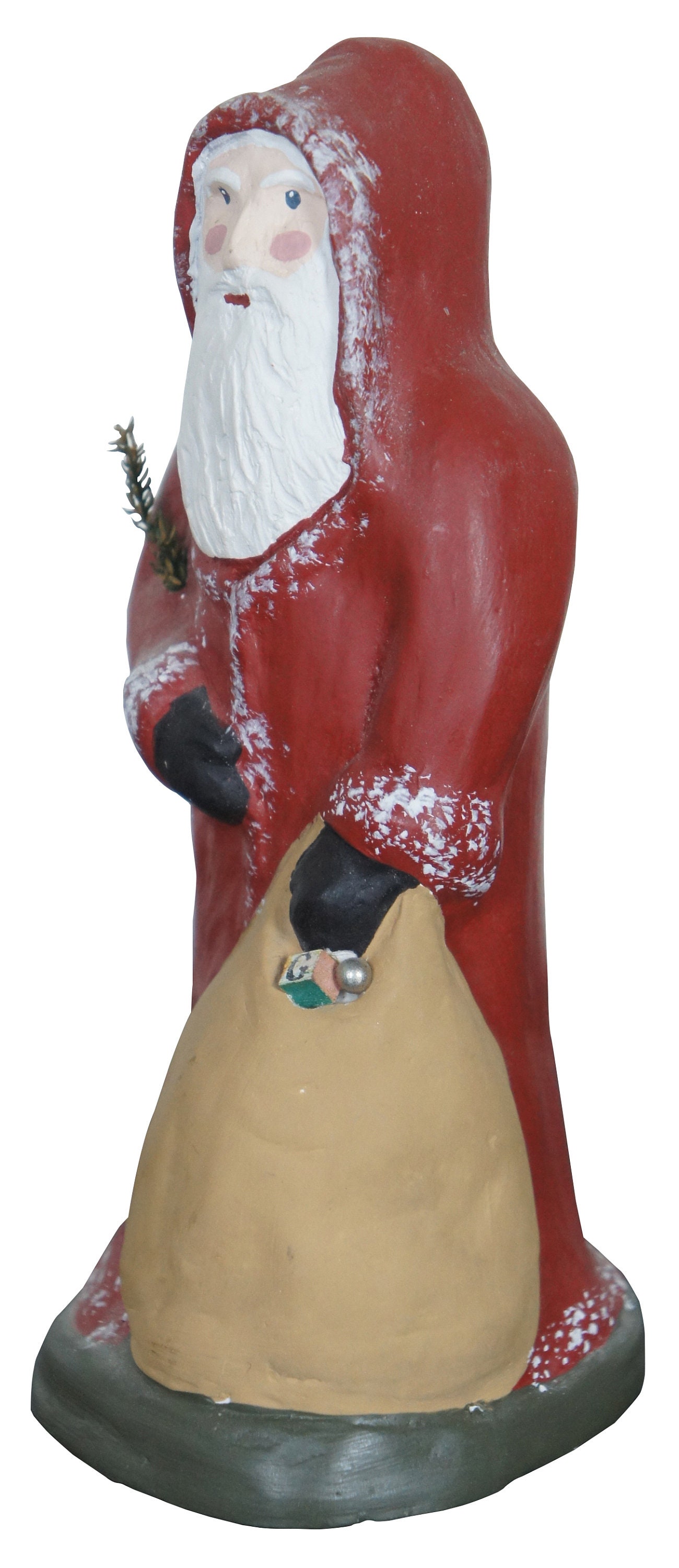 1983 Vintage Plaster Santa Claus Father Christmas Figurine | Etsy