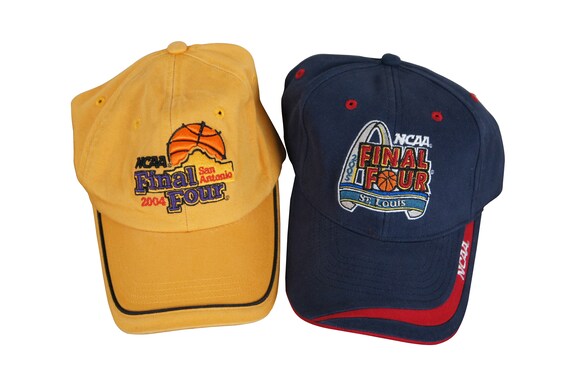 12 Vintage NCAA Final Four Tournament Ball Caps Baske… - Gem