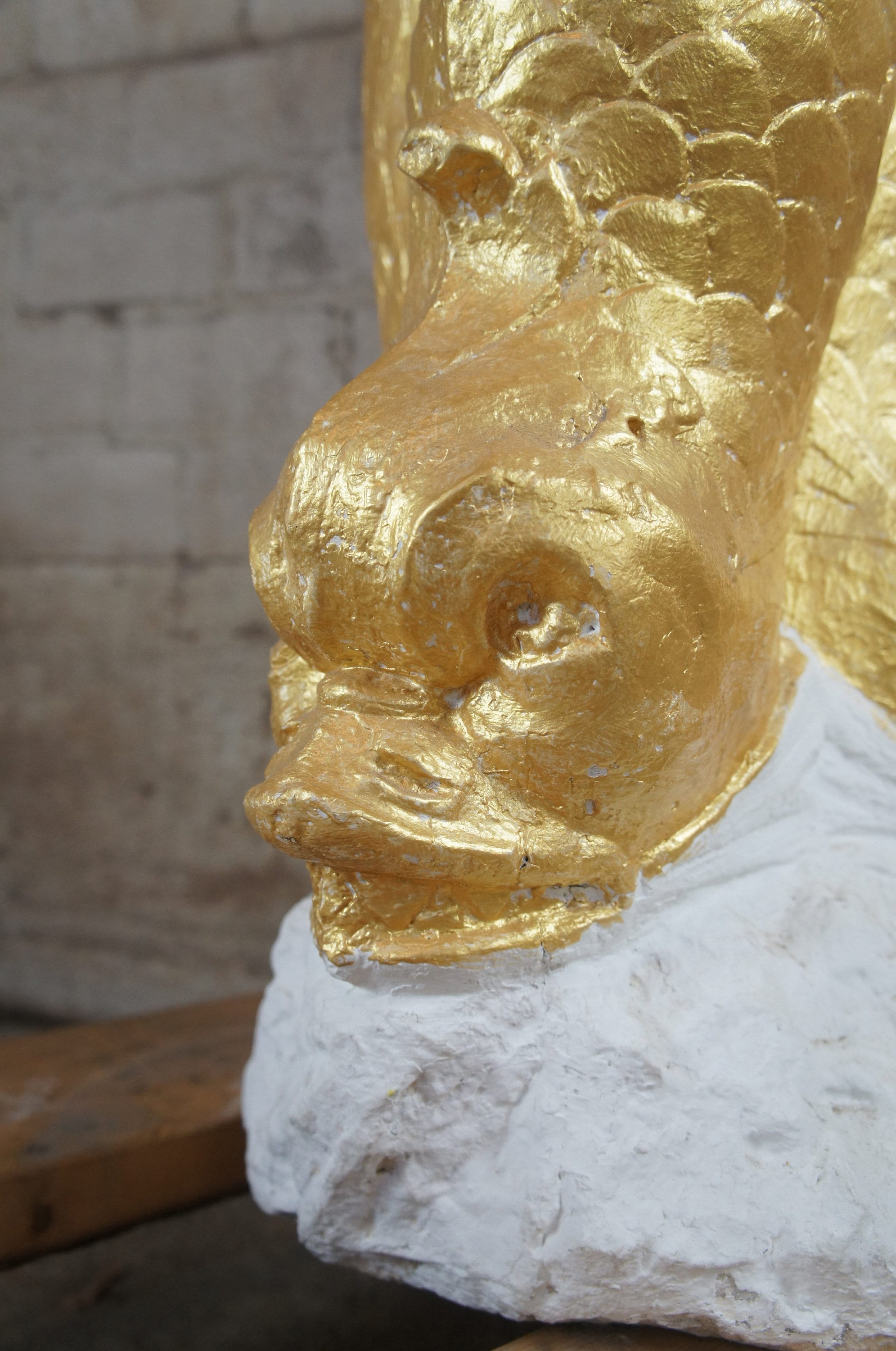 Antique Concrete Dolphin Architectural Fountain Pedestal Base - Etsy