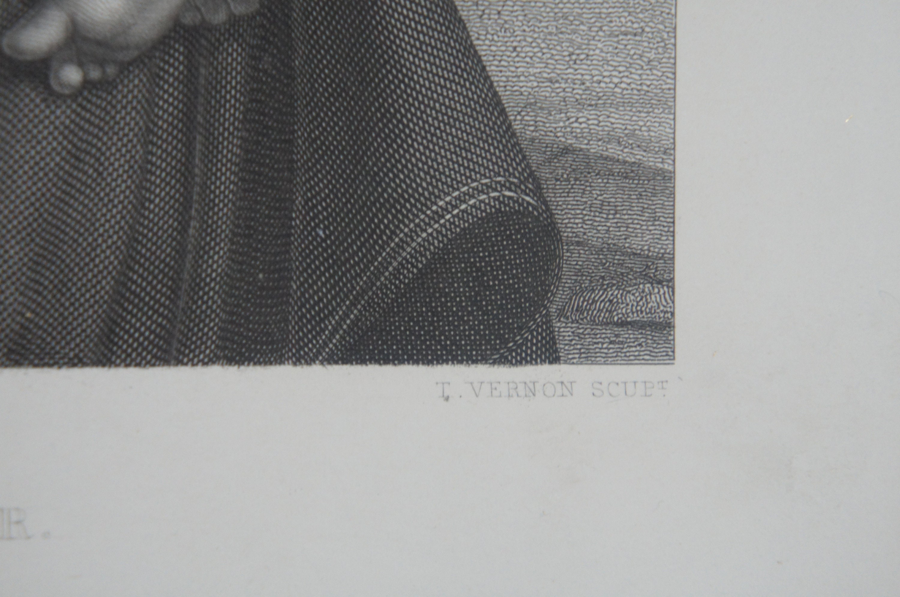 Antique Etching the Virgin Mother Thomas Vernon - Etsy